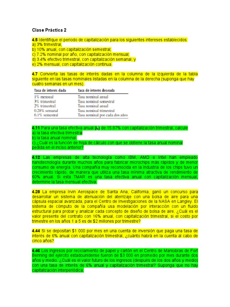 Clase Práctica 2 | PDF