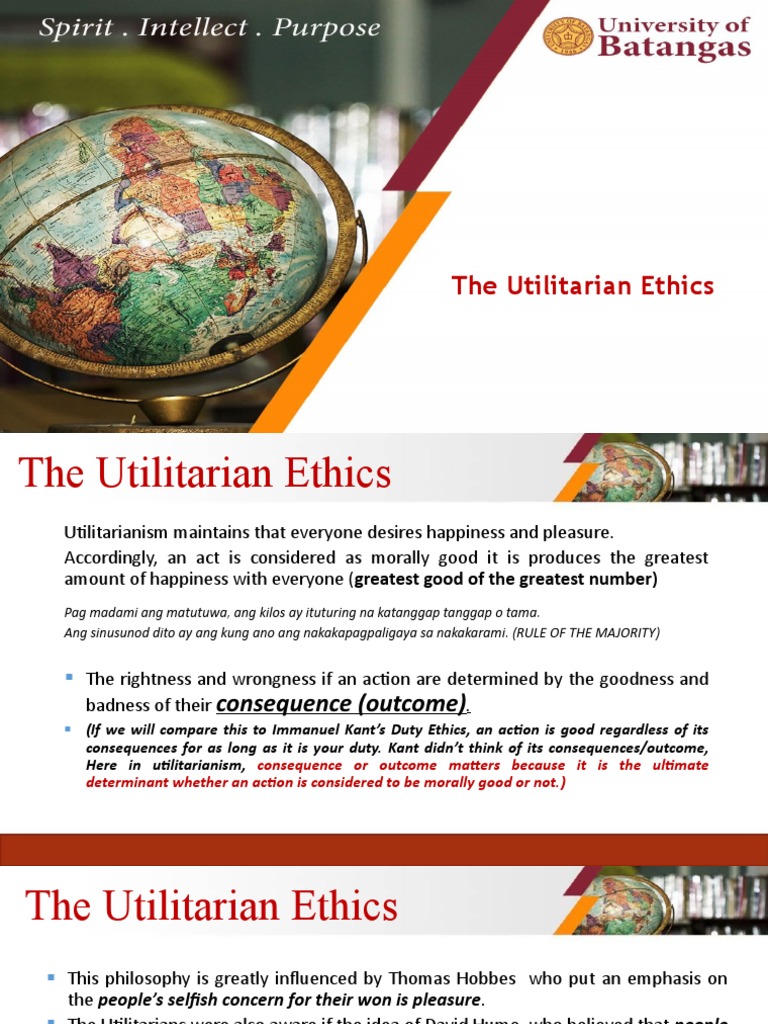 Lecture 10 | PDF | Utilitarianism | Pleasure