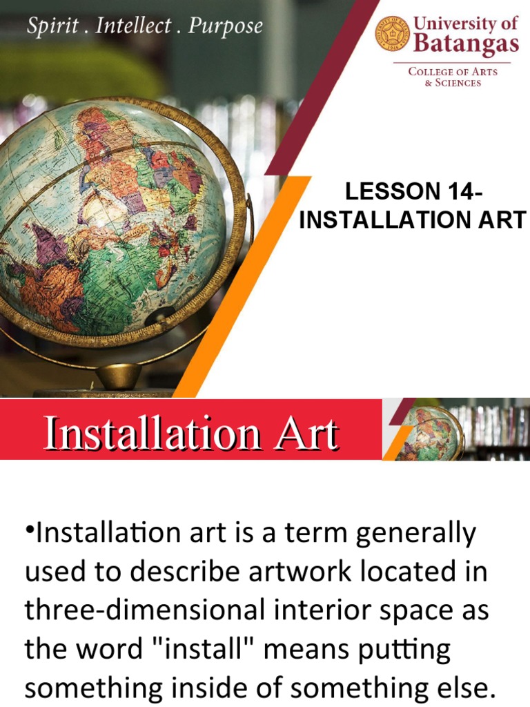 Installation Art for 9th Grade Students | PDF | Installation Art ...