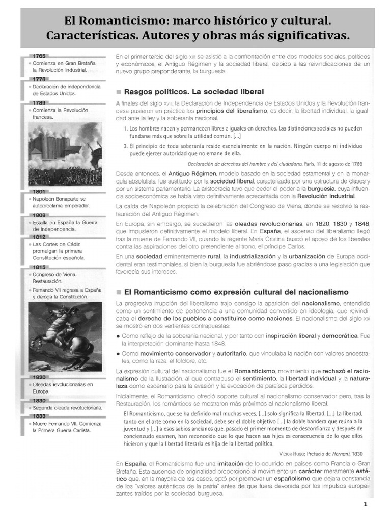 U4 Romanticismo | PDF | Romanticismo | Las artes