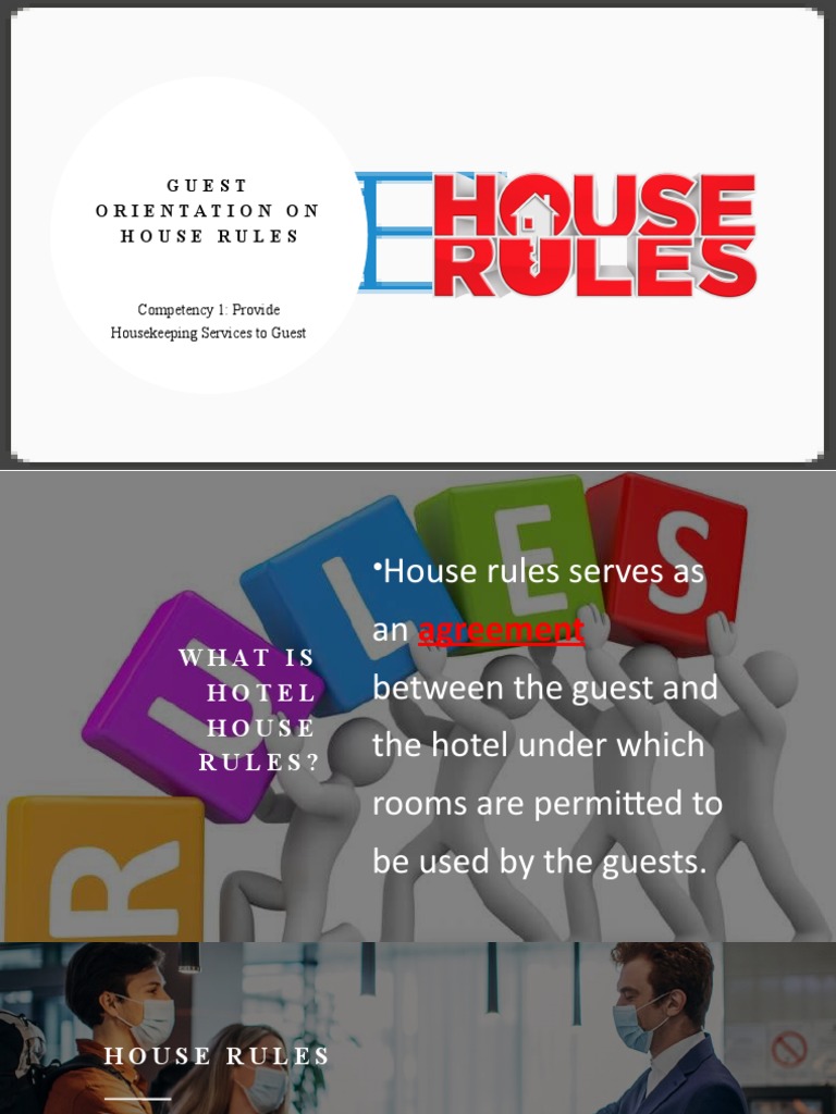 Guest Orientation On House Rules | PDF | Justice | Crime & Violence