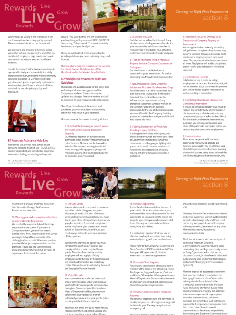 Dokumen - Tips - Marriott 2008 Handbook Part 2 | PDF | Confidentiality ...