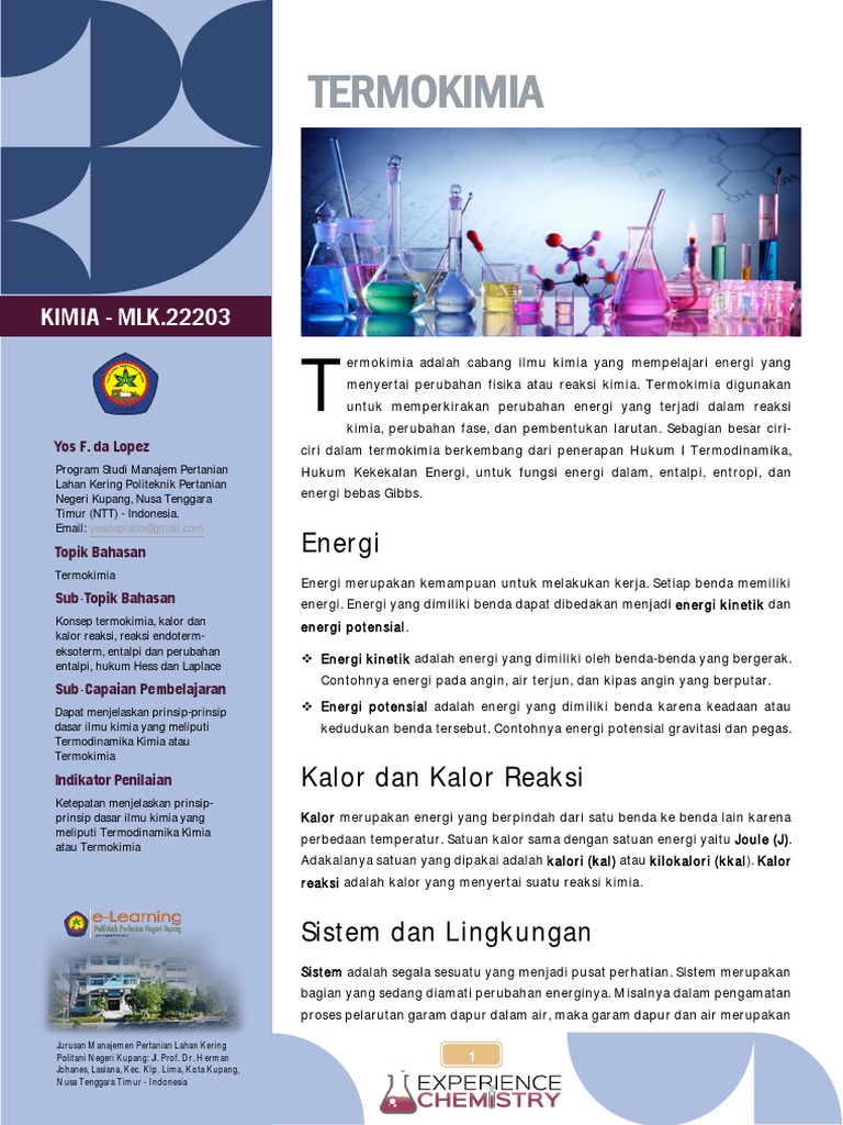 7 1 Termokimia | PDF