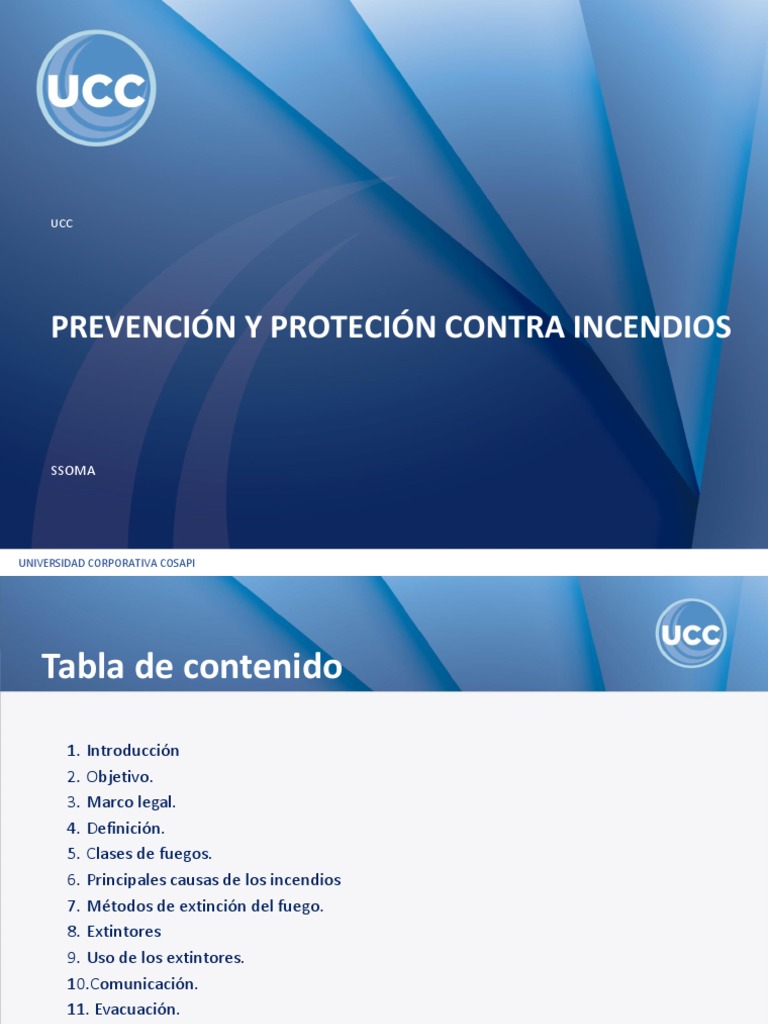 S01 - Prevención y Protección Contra Incendios | PDF | Incendios | Combustión