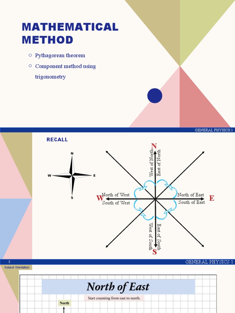 Vectors Review Pdf Trigonometry Euclidean Vector