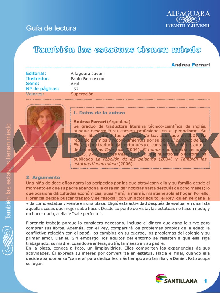 Xdoc - MX Tambien Las Estatuas Tienen Miedo | PDF | Familia | Amor