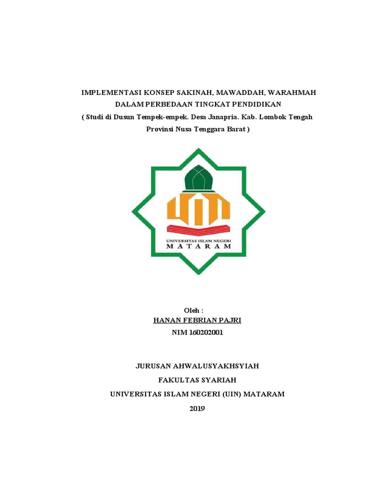 Implementasi Keluarga Sakinah di Tempek | PDF