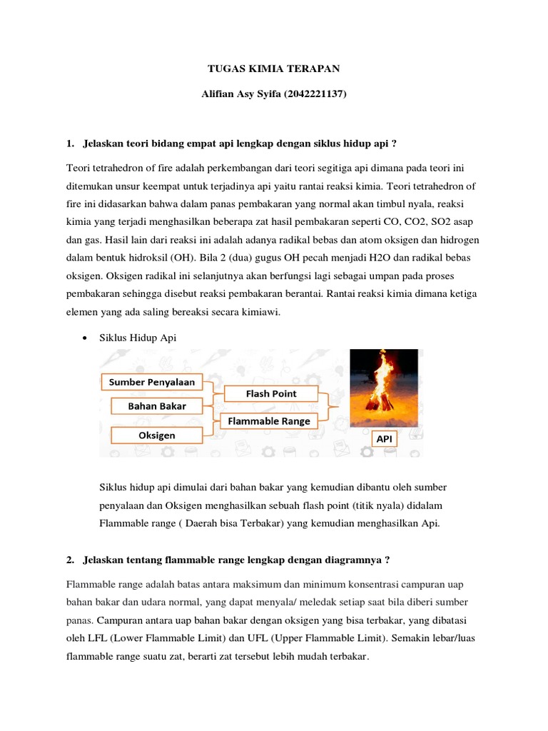 Tugas Kimia Terapan - 2042221137 - Alifian Asy Syifa | PDF