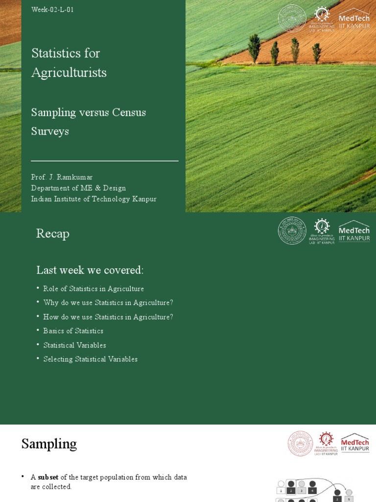 W2L1 - Sampling Vs Census | PDF