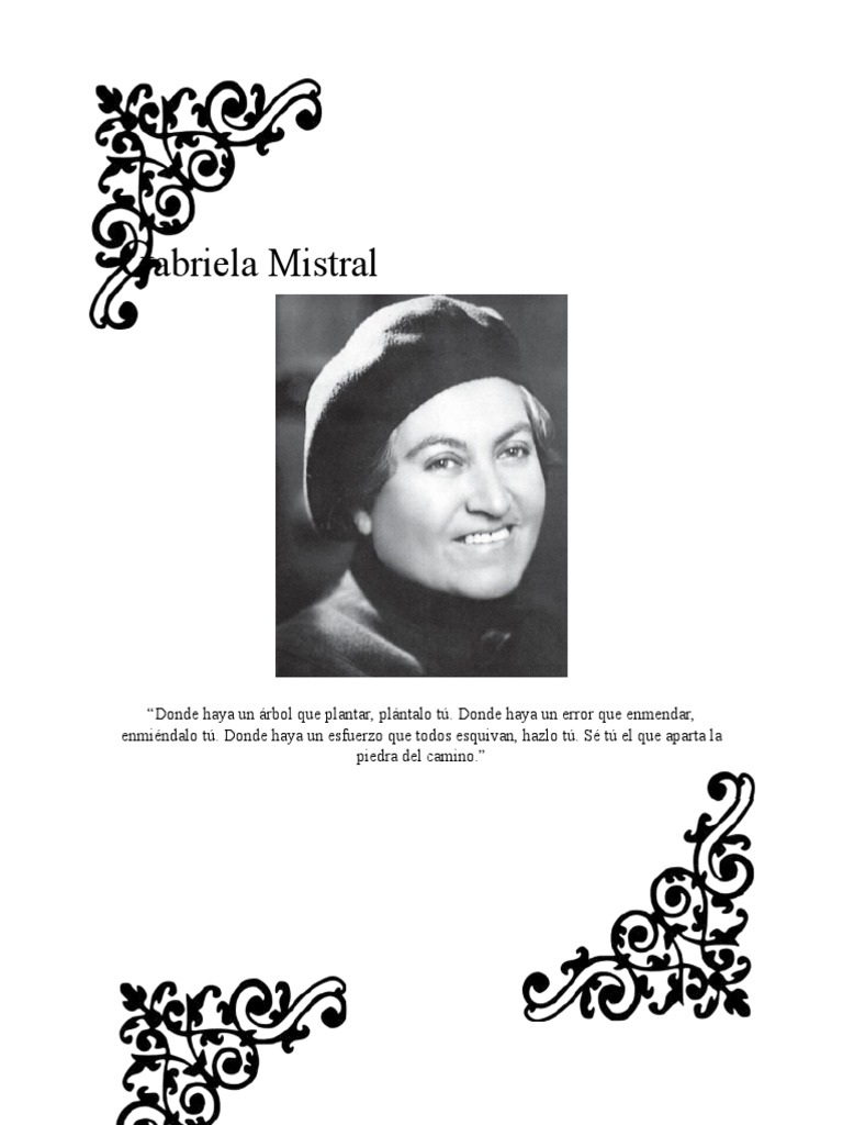 Poemario Gabriela Mistral | PDF