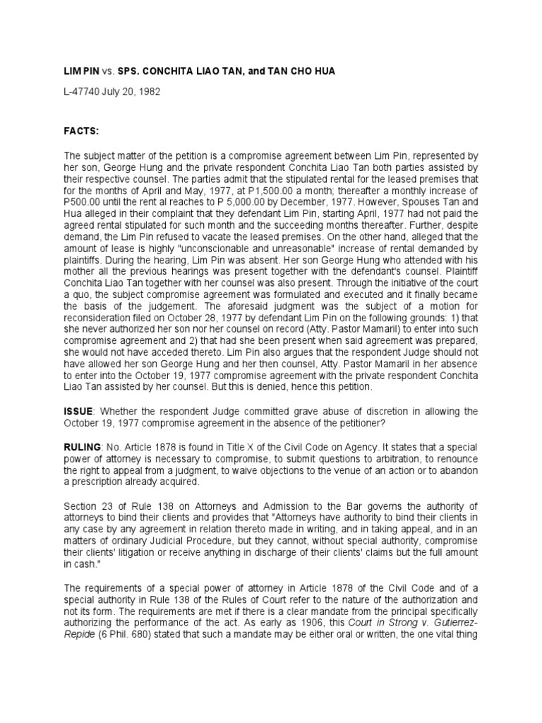 7 Lim Pin VS Tan | PDF | Lawyer | Judgment (Law)