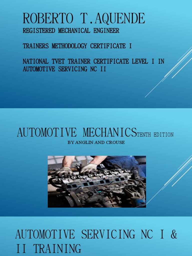 Automotive Power Point Lessons 2015 | PDF | Business | Computers