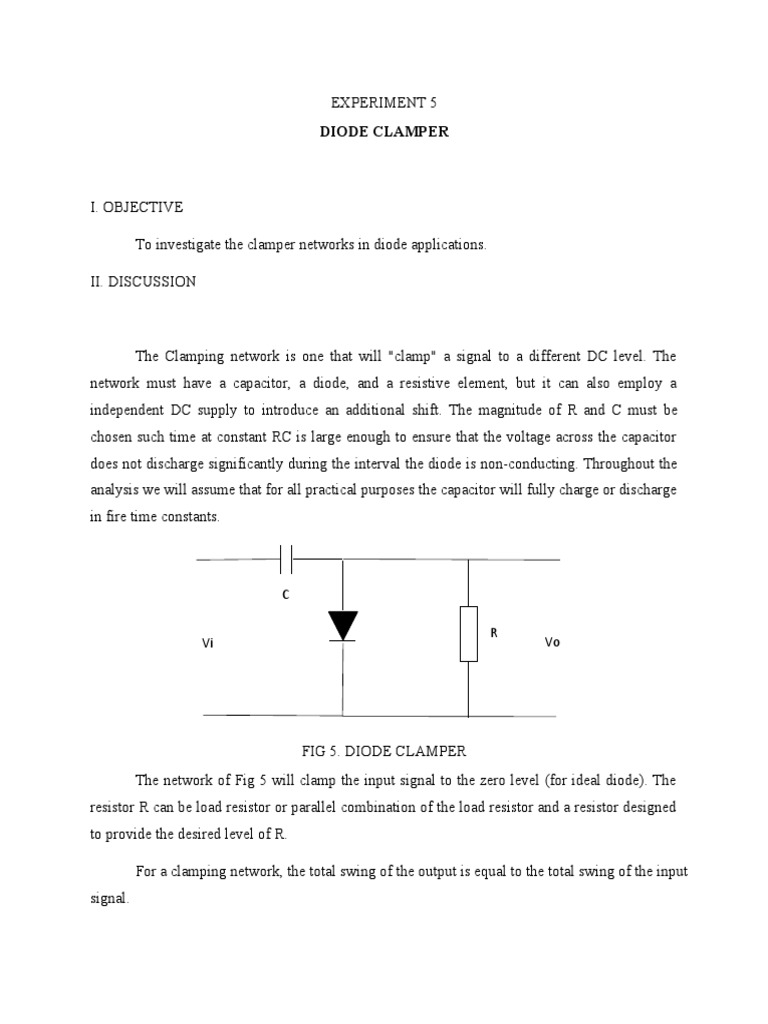 Experiment 5 | PDF | Electrical Components | Electromagnetism