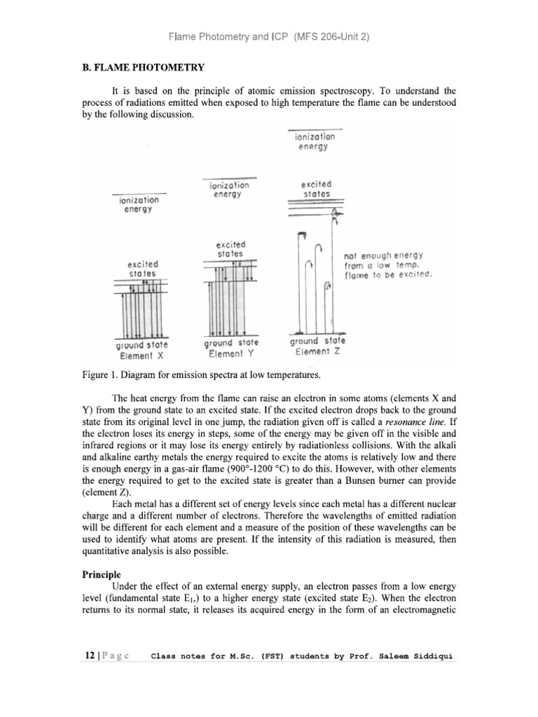 Flame Photometry and ICP | PDF