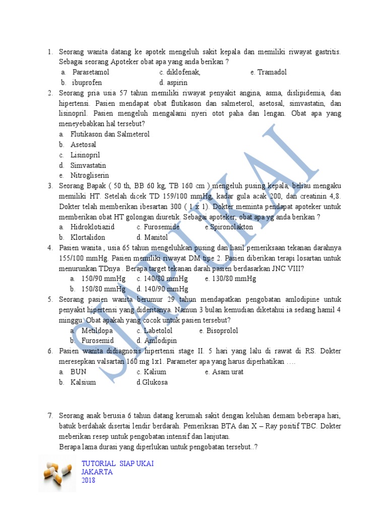 Kumpulan Soal Siap Ukai 1 | PDF