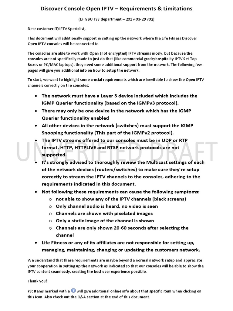 Discover Console Open Iptv Requirements And Limitations V02 2017 03 29