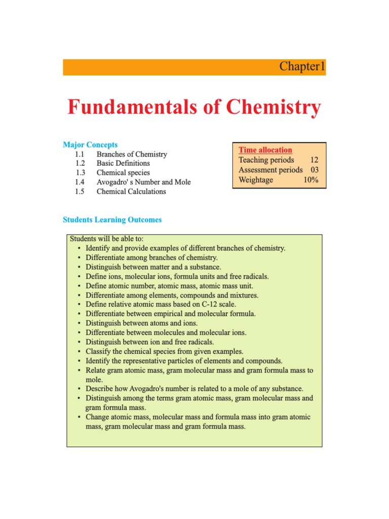 9th Class Panjab Board Chemistry Full Book | PDF | Mole (Unit) | Ion