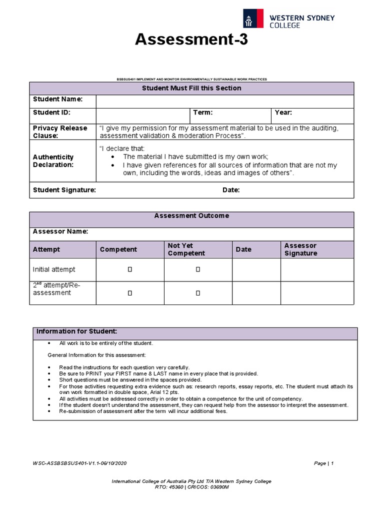 Assessment Task 3 Pdf