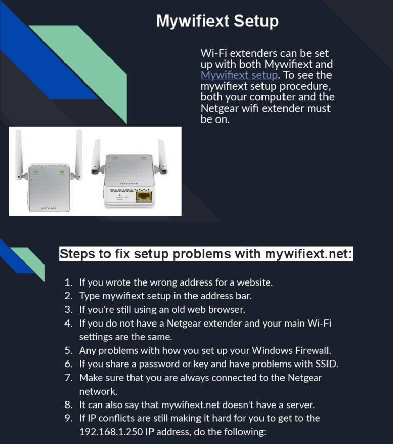 Mywifiext Setup | PDF | Business | Computers