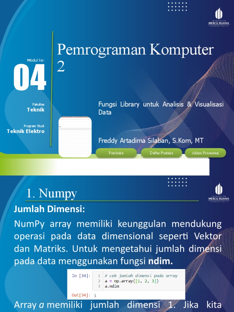 Modul Bahan Ajar Slide - Modul 04 - Pertemuan 04 - PK2 | PDF