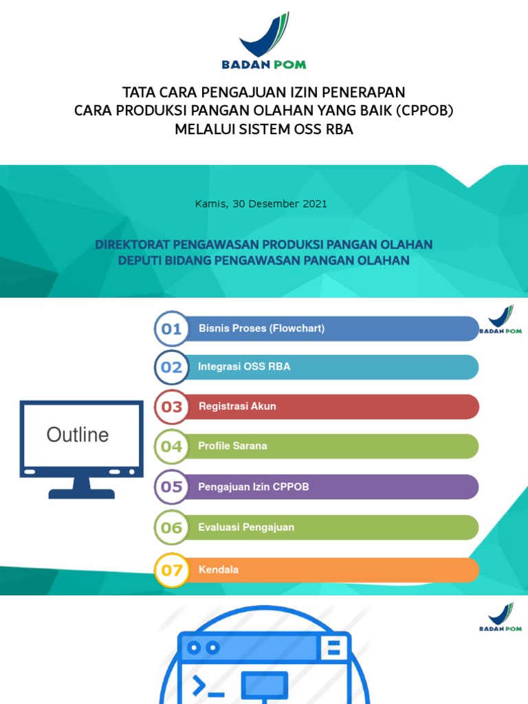 TataCaraPendaftaranIzinPenerapanCPPOBPendaftaran2021 OSS RBA NL211203 | PDF | Pengelolaan ...