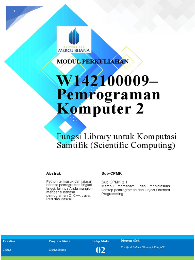 Modul Bahan Ajar - Modul 02 - Pertemuan 2 - PK2 | PDF