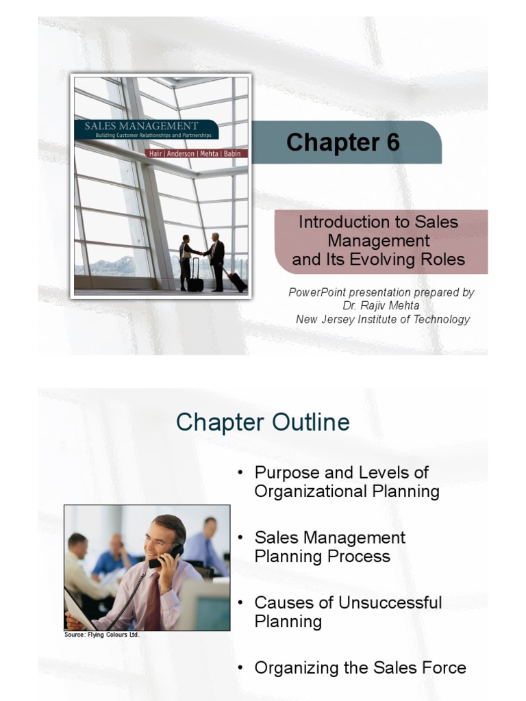 Chapter3 - CH - 06-Sales Force Planning and Organizing | PDF | Sales ...