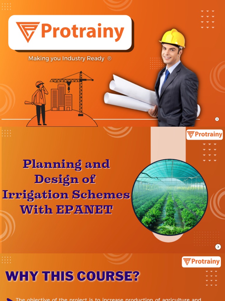 Planning and Design of Irrigation Scheme With EPANET | PDF