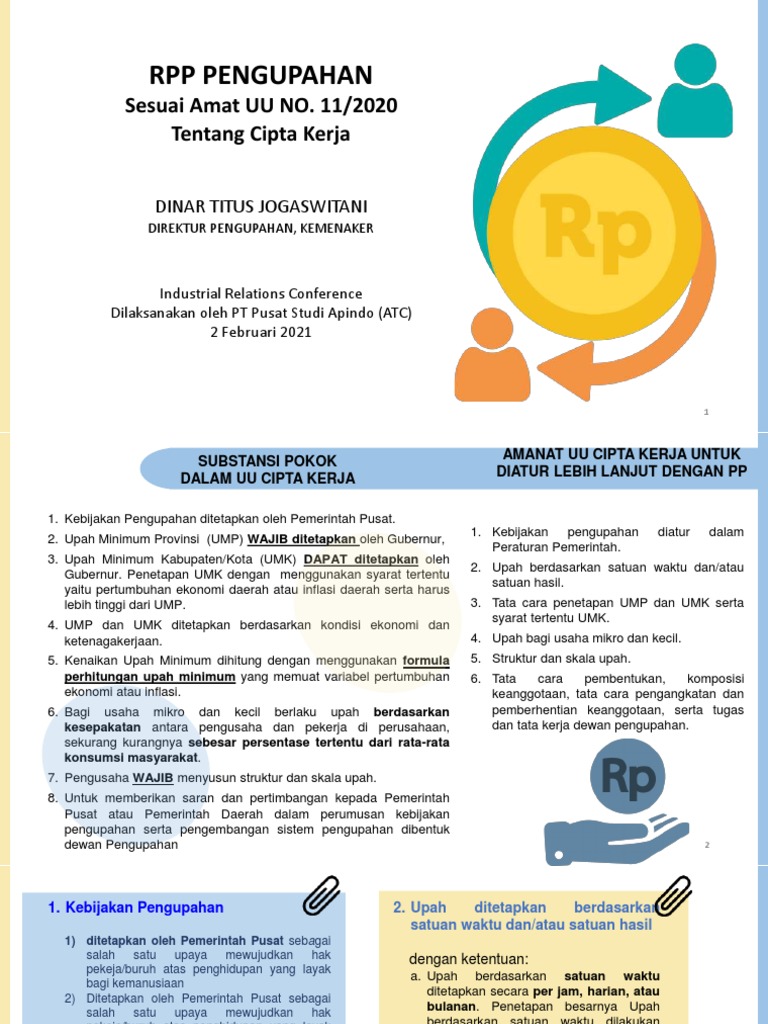 Dinar Titus - RPP PENGUPAHAN HI ATC 2 FEB | PDF