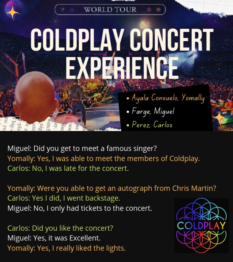 Coldplay Concert Experience | PDF