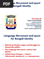 1952 Language Movement in Bangladesh | PDF | Bangladesh | Bengal
