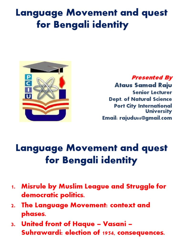 Bengali Language Movement Overview | PDF | Politics
