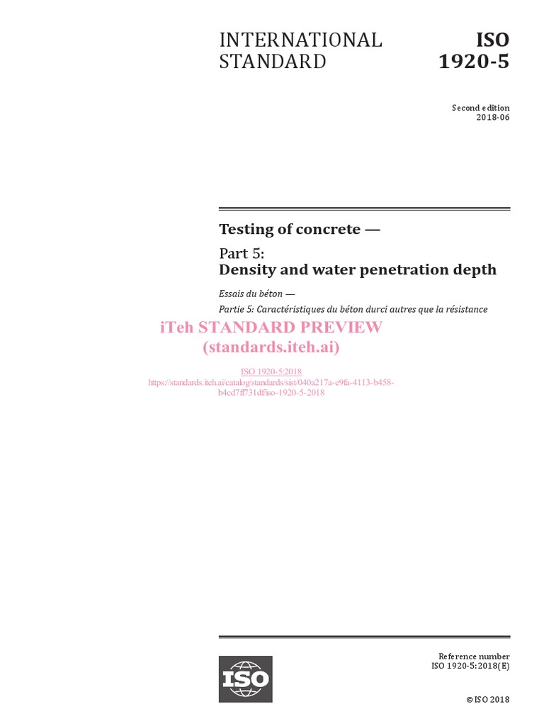 Iso 1920 5 2018 | PDF | International Organization For Standardization ...