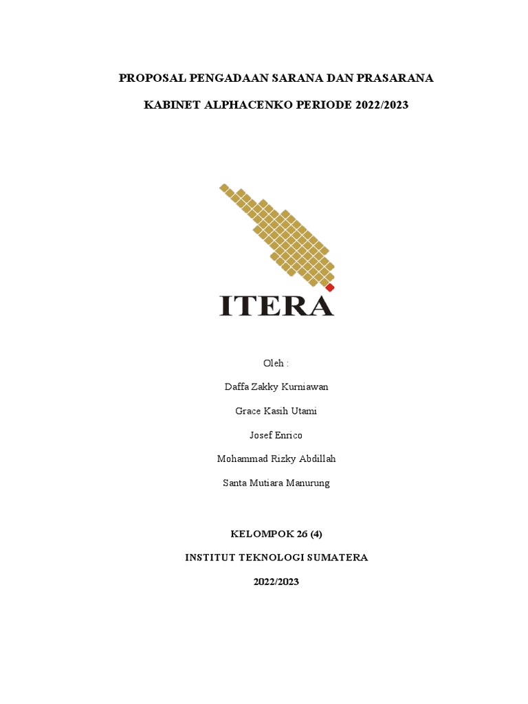 Proposal Kel 4 | PDF