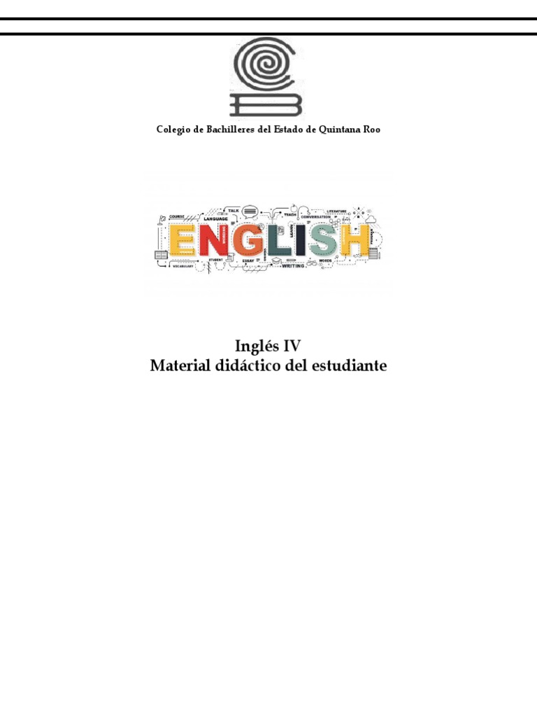 Ingles Iv Cuaderno de Trabajo | PDF | Quintana Roo | Asunto (gramática)