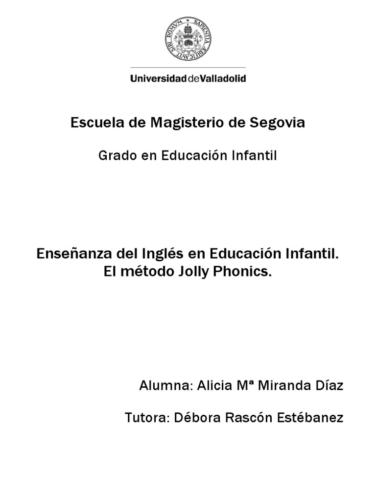 TFG-B 324 | PDF | Aprendizaje | Segundo lenguaje