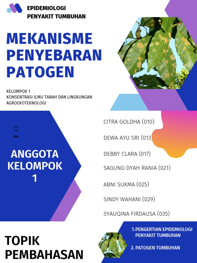 Kelompok 1 - Mekanisme Penyebaran Patogen | PDF