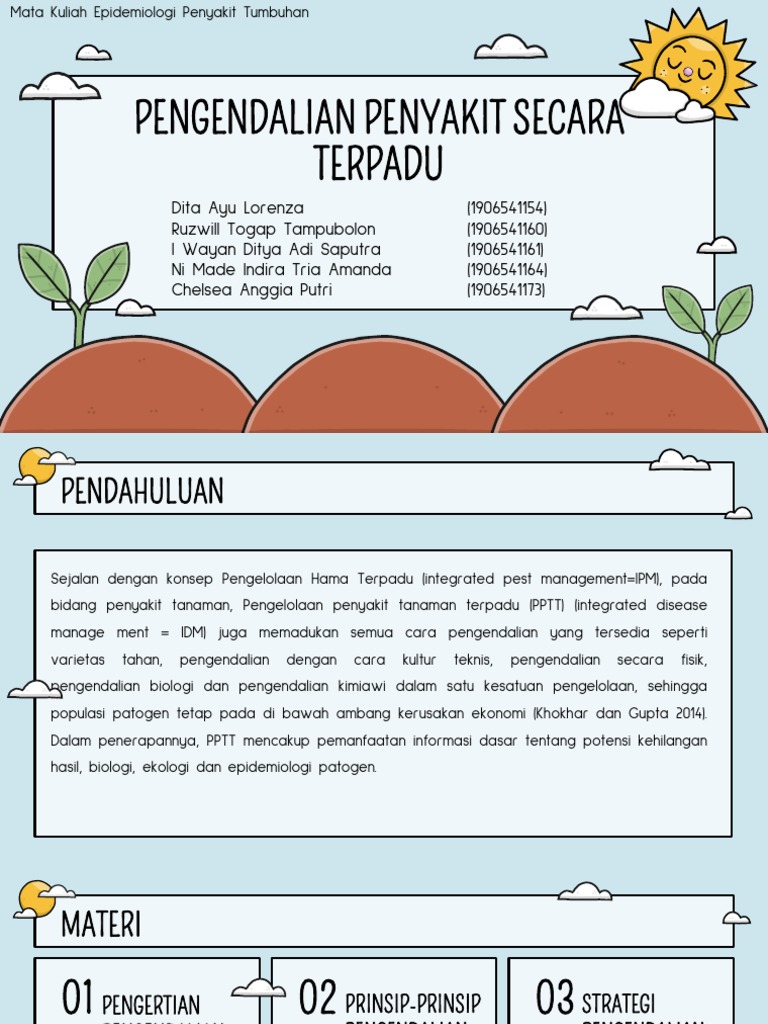 Pengendalian Penyakit Tanaman Terpadu | PDF | Pengembangan Diri ...