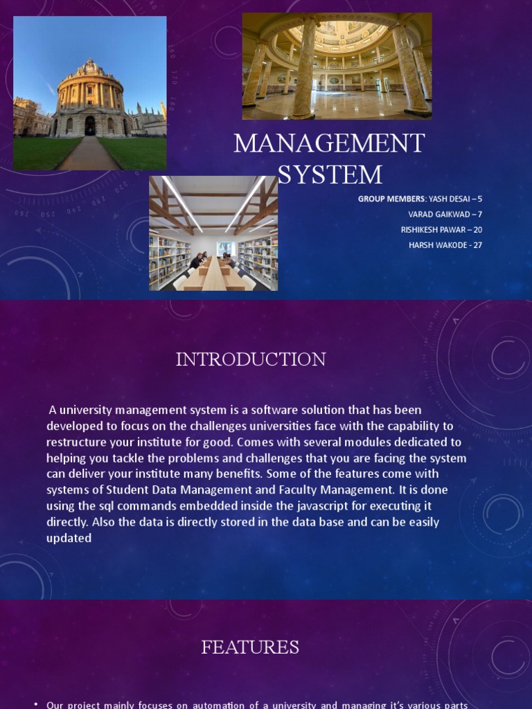 University Management System | PDF | Computers