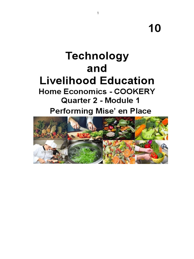 Cookery Q2 - Week 1 | PDF | Vegetables | Foods