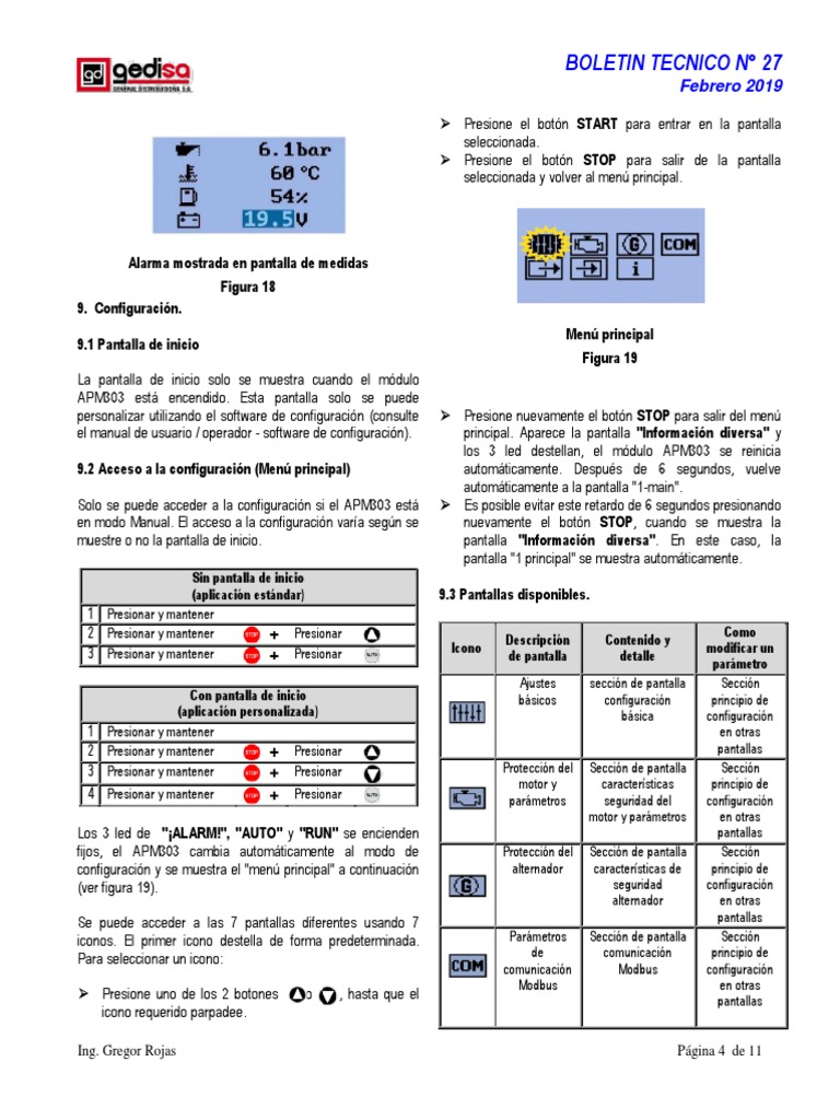 Manual APM303: Configuración y Uso | PDF | Ingeniería Informática ...