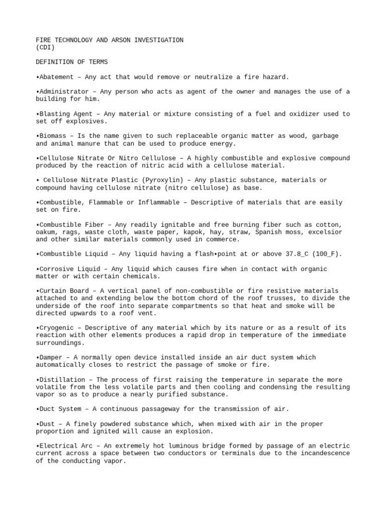 Fire Technology and Arson Investigation | PDF | Fires | Combustion