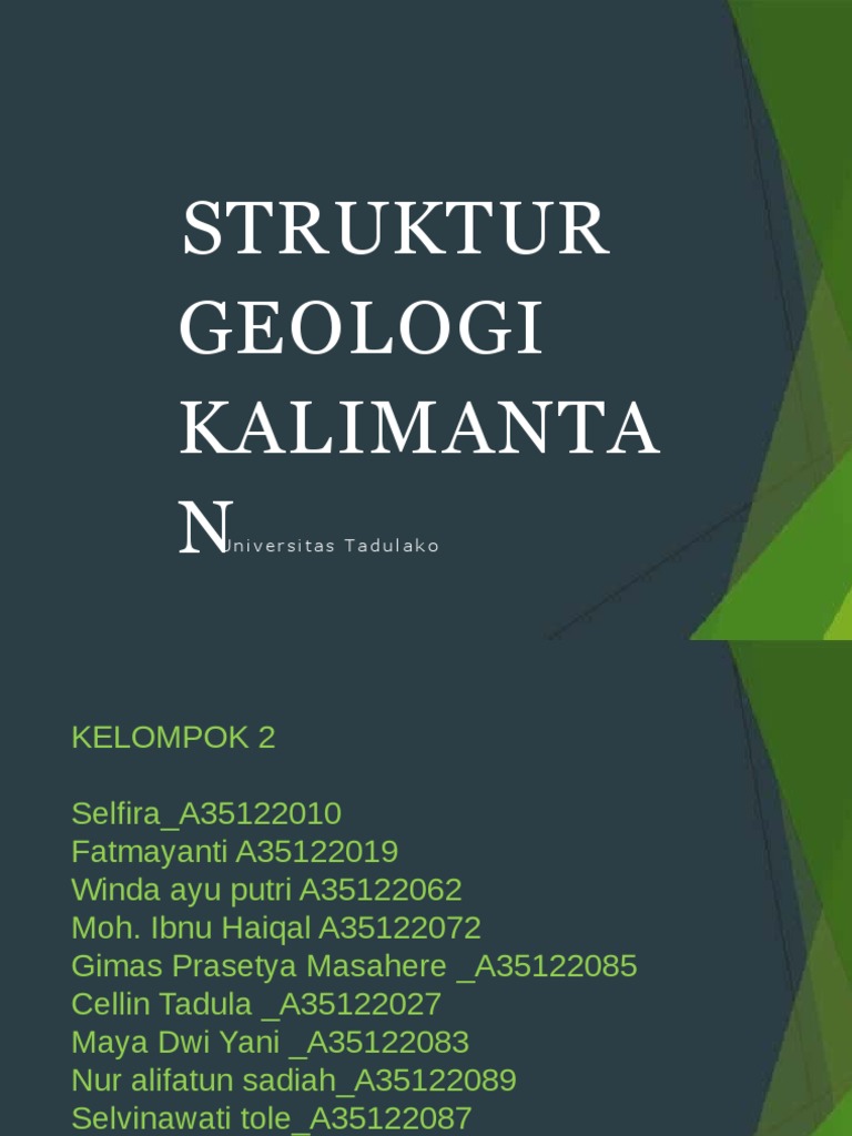Struktur Geologi Kalimantan | PDF