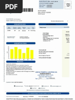 Kenya Power Utility Bill Template | PDF