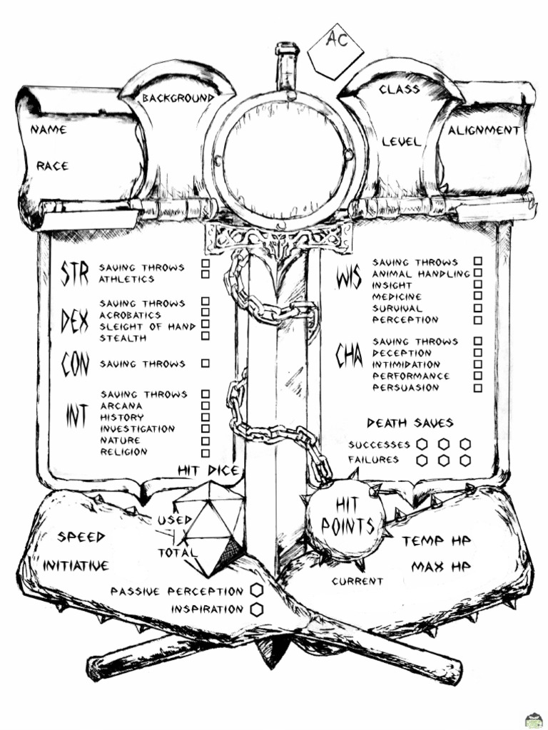 Fighter Character Sheet | PDF