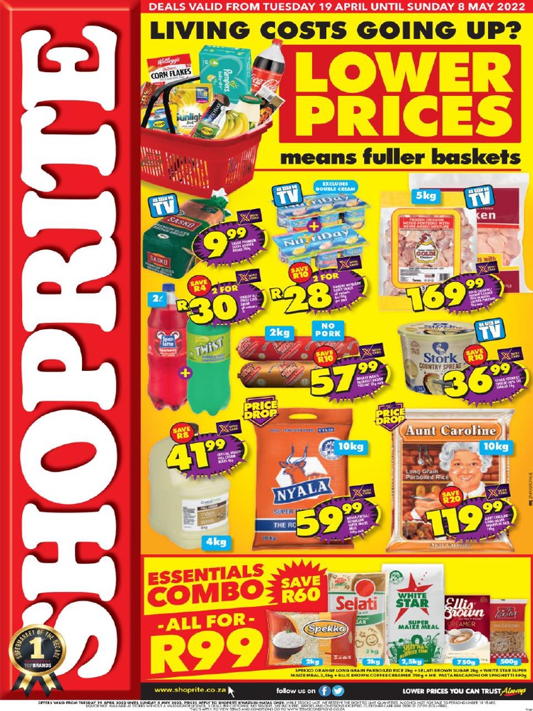 Shoprite Month-End Leaflet Valid Till 08 May 2022 | PDF