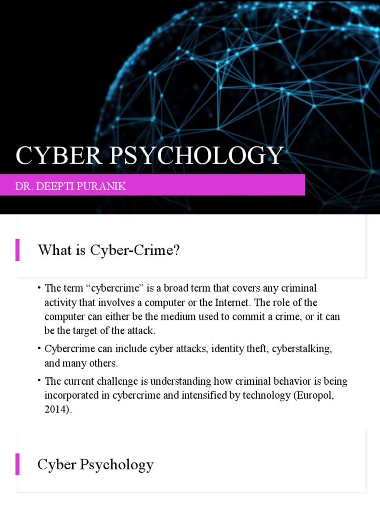 Cyber Psychology | PDF