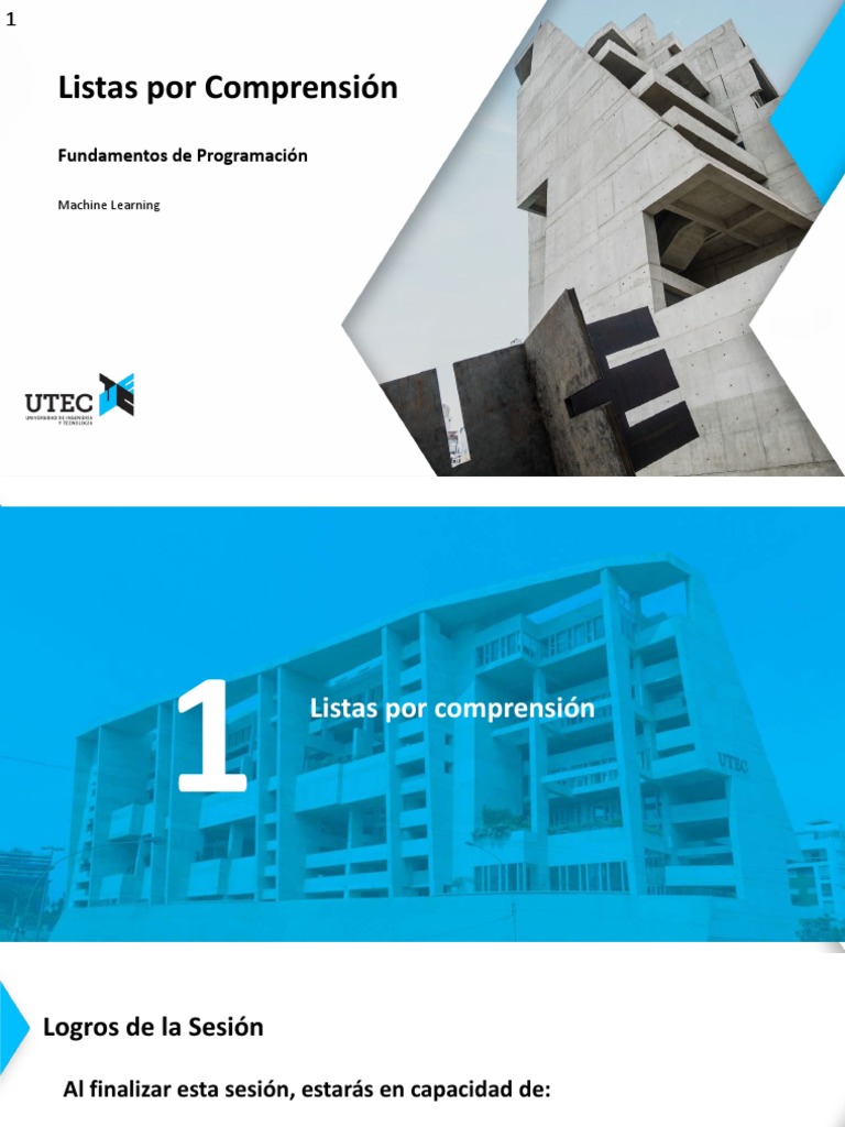 05 Ml Listas Por Comprensión Pdf Python Lenguaje De Programación 4977
