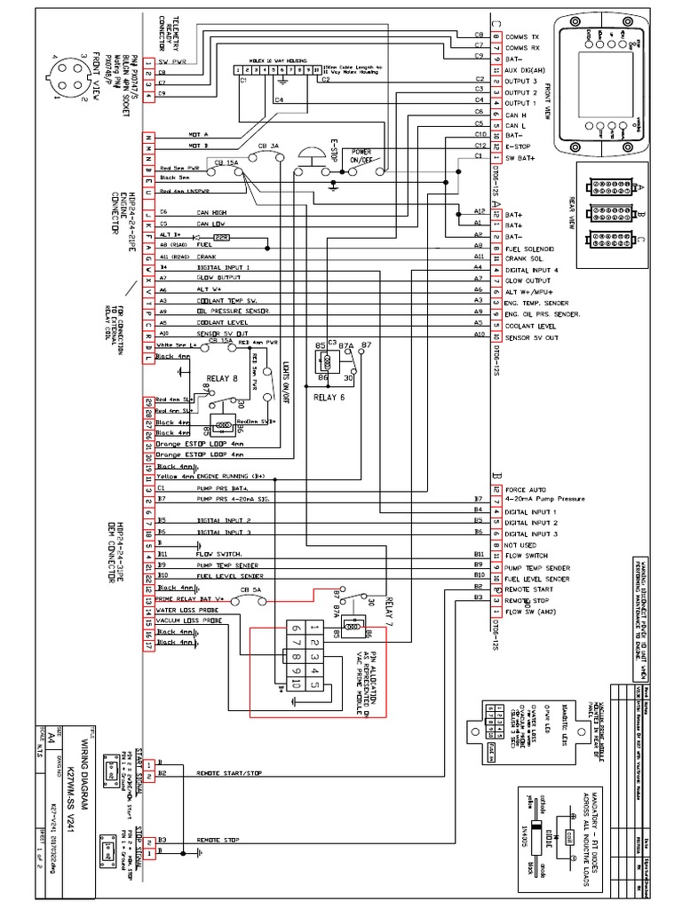 Kensho K27-V241 Wiring Diagram | PDF