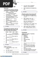 Live Beat 2 - Unit Test 02B | PDF | Sports | Swimming
